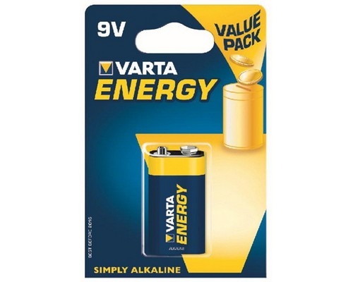 4122229411 | Bestil Alkaline Energy 9V batterier - pakke med 1 stk