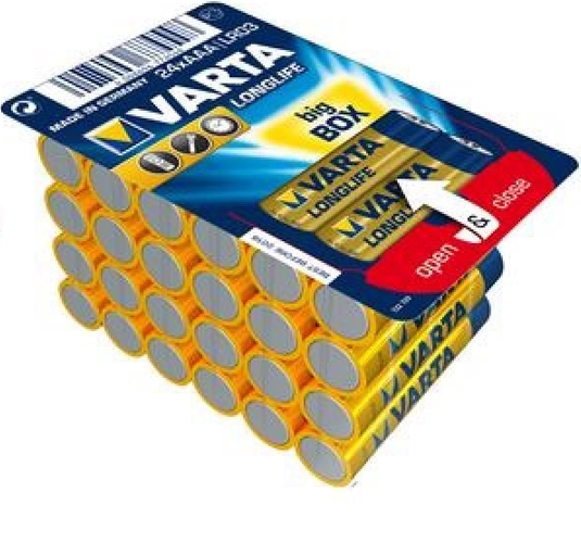 4103301124 | Bestil Alkaline batterier AAA Longlife - pakke med 24 stk ...